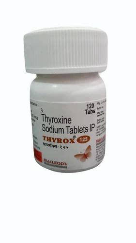 125 Mcg Thyrox Tablet Packaging Size 120 Tablets At ₹ 22713bottle