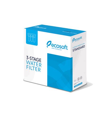 Потрійний фільтр Ecosoft Standard купити Фільтри для питної води в Києві та Україні вигідна