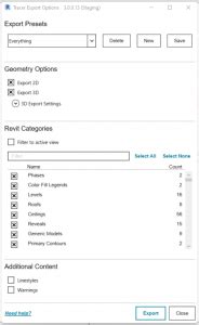 HOW TO Export Revit Model Data To SQLite Proving Ground Apps