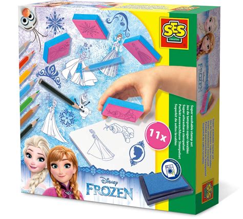 Ses Creative 14917 Disney Stamp Set Frozen Mixed Colours Toptoy