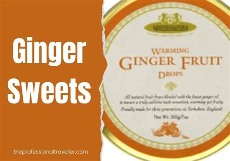 Ginger Sweets Simple And Effective Travel Sickness Help
