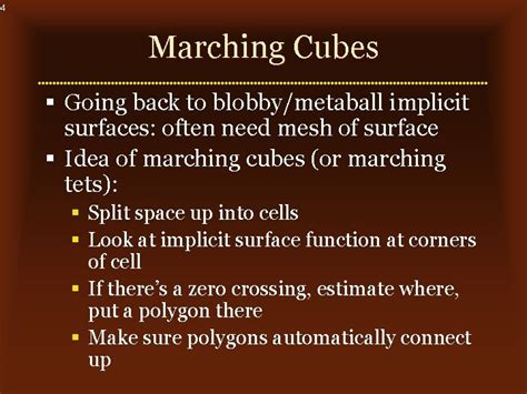 1 Notes 2 Building Implicit Surfaces Simplest Examples