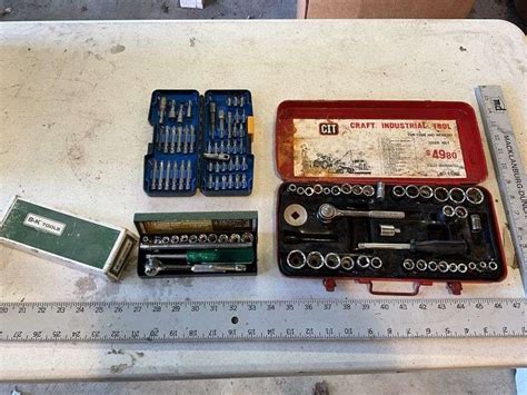 S K Socket Set Craft Socket Set Ryobi Bit Set Legacy Auction Company