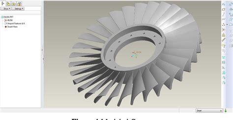 Figure 1 From Vibration Analysis Of Turbine Blades Using Ansys Semantic Scholar