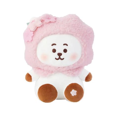 Bt21 Spring Cherry Blossom Plush Doll Keychain Peluches Pink