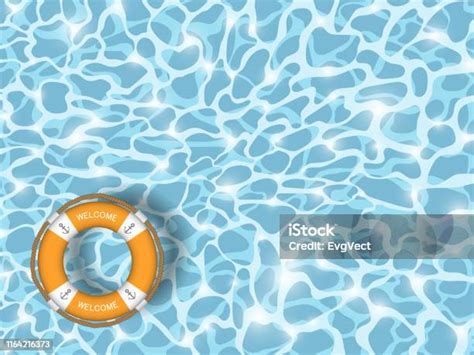 물 위에 있는 해양 생명선 반짝이 물 잔물결에서 눈부심 레저 여행 포스터 배너 템플릿의 벡터 개념 공기 주입에 대한 스톡 벡터 아트 및 기타 이미지 Istock