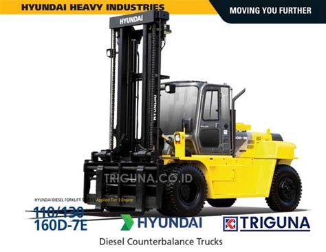 Jual Forklift 16 Ton Diesel Hyundai 160d 7e Forklift Hyundai