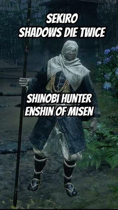 Sekiro Shadows Die Twice Shinobi Hunter Enshin Of Misen Boss Fight
