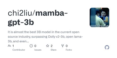 GitHub Chi Liu Mamba Gpt B It Is Almost The Best B Model In The Current Open Source