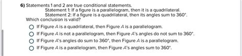 solved 6 statements 1 and 2 are true conditional