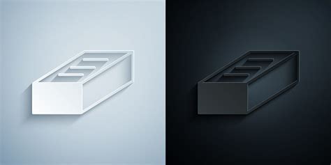 종이 는 회색과 검은 색 배경에 격리 벽돌 아이콘을 잘라 종이 아트 스타일 벡터 3차원 형태에 대한 스톡 벡터 아트 및 기타 이미지 3차원 형태 건설 산업 건축하기