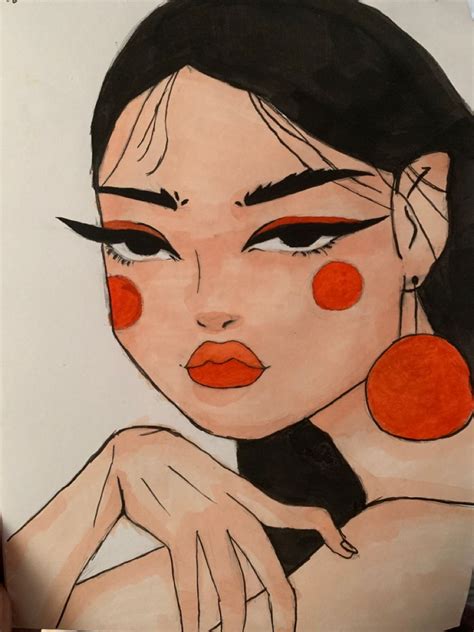 Девочка с ромашками Расписанные холсты Абстрактные рисунки Художественные идеи