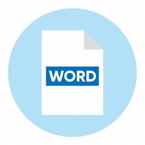 Document Extension File Filetype Format Type Word Icon Download
