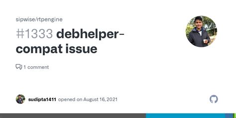 Debhelper Compat Issue Issue 1333 Sipwise Rtpengine GitHub