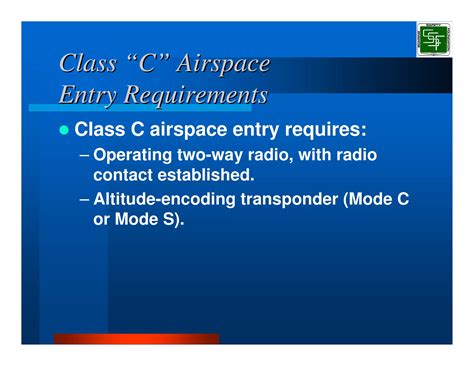 Airspace Classification Pdf