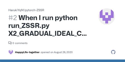 When I Run Python Run ZSSR Py X2 GRADUAL IDEAL CONF It Has An Error