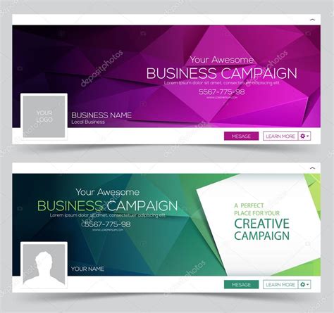 Web Banner Header Layout Template Creative Cover Web Banner — Stock Vector © Pro Vector