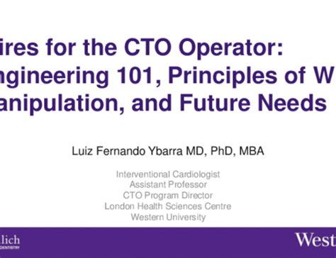 Wires For The Cto Operator Engineering 101 Principles Of Wire
