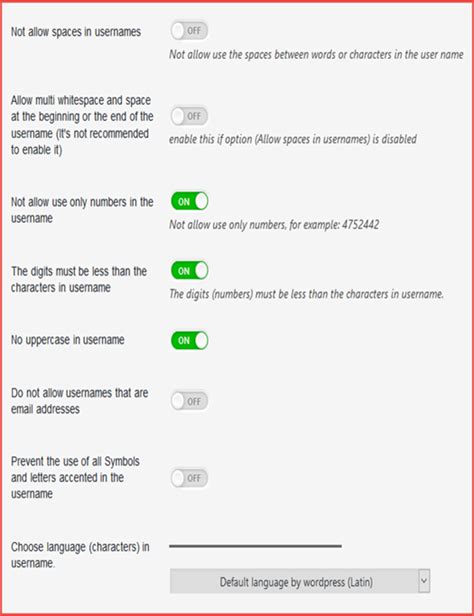 Restrict Usernames Emails Characters Wordpress Plugin