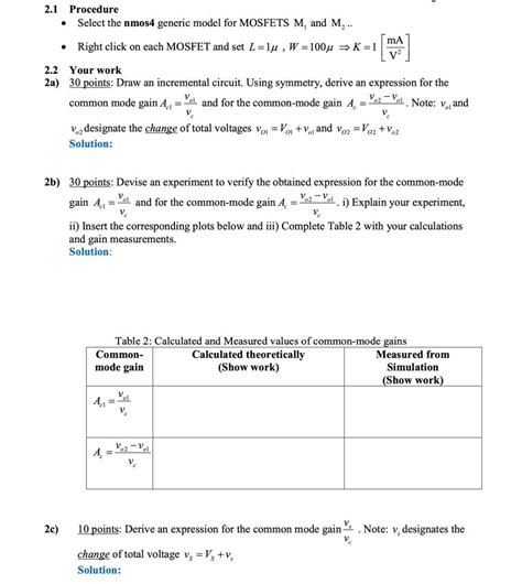 Working Circuit Simulate The Differential Chegg