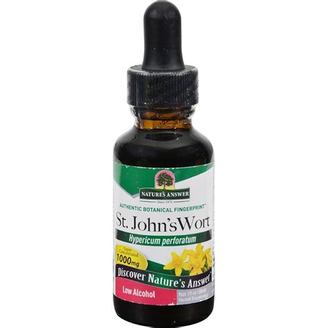 Natures Answer St Johns Wort Extract For Healthy Mood Support 30ml