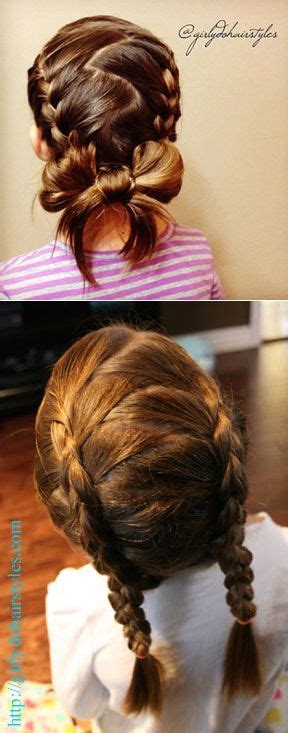 Прическа с двумя косичками ПРИЧЕСКИ ДЛЯ ДЕТЕЙ Постила