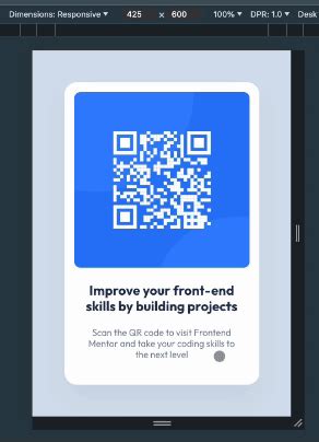 Frontend Mentor Qr Code Component Coding Challenge Solution