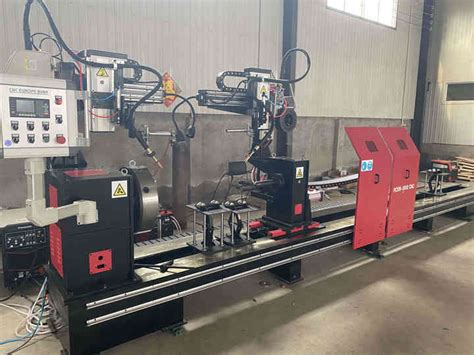 파이프 플랜지 두 헤드 Mig 용접 기계