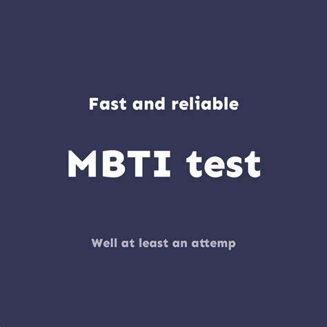 Hello I Made A Mbti Test Based On Finding Your Dominant Function First