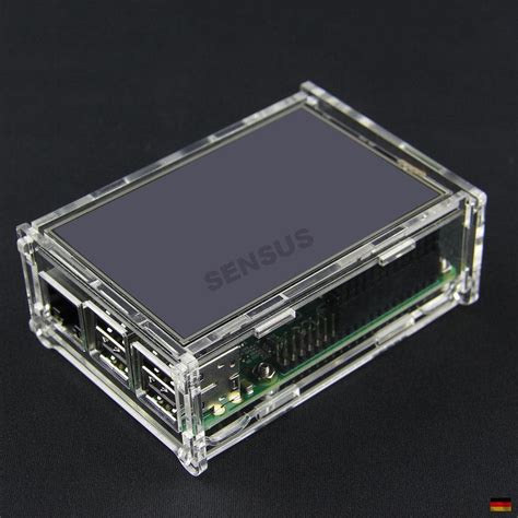 raspberry pi 2 3 xxl 3 5 touch lcd tft display gehäuse stift