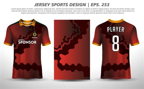 승화 스포츠 T 셔츠 디자인을 위한 축구 유니폼 디자인 프리미엄 무료 벡터 컬렉션 프리미엄 벡터