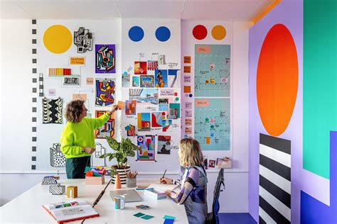 Camille Walala Takes Colourful Style To The Max In Self Designed Studio