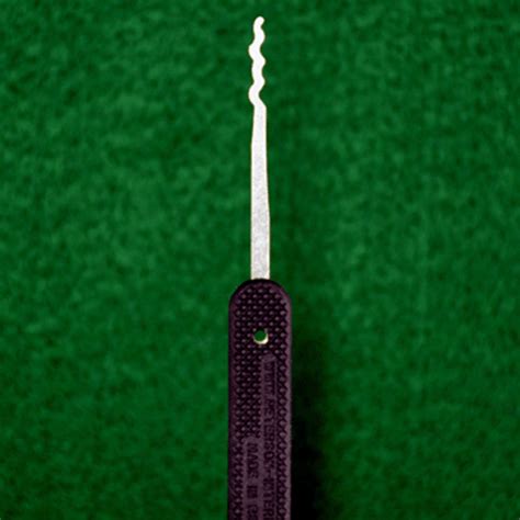 Peterson Lockpick Tools Over Reach Quad Rake Plastic Gov Steel