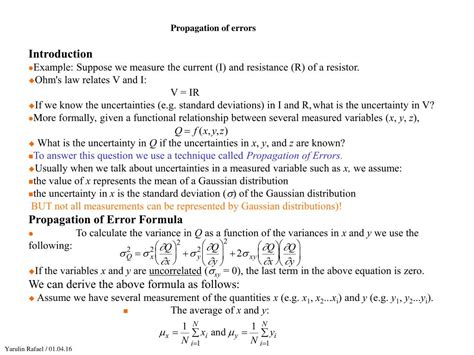 ppt propagation of errors powerpoint presentation free download id