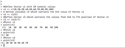 Accessing The Vector Elements In R Oindrilasen