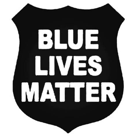 Blue Lives Matter Decal Sticker Decalchimp