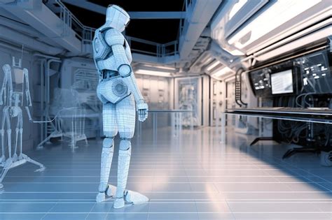 Premium Photo Ai Bot Working In Modern Nuclear Power Plant To Control