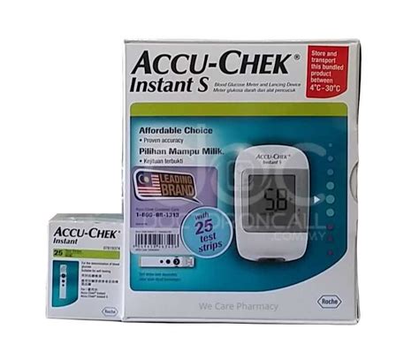 Buy Accu Chek Instant S Starter Kit Strips 1s 25s Doctoroncall