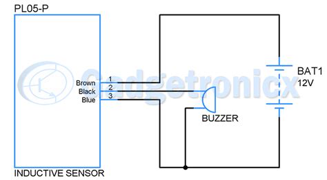 Proximity Sensor Circuit Diagram