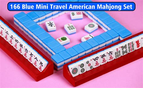 Yiniuren Travel Mahjong Set 24mm American Mahjong Set 166