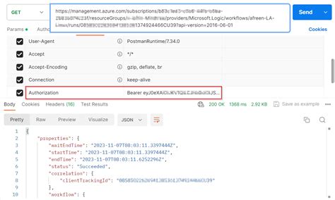 C Trying To Call Logic App Url Result In Authorization Scheme Or