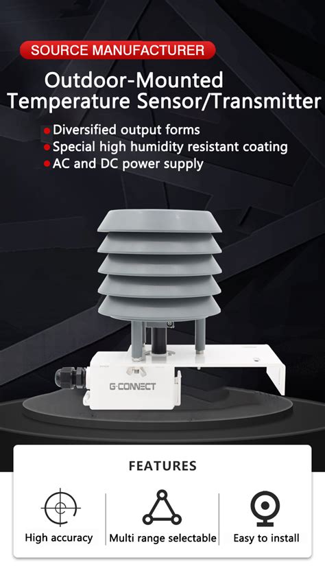 Outdoor Mounted Temperature Sensor Transmitter Buy Temperature Outdoor Mounted Temperature Sensor Transmitter Buy Temperature