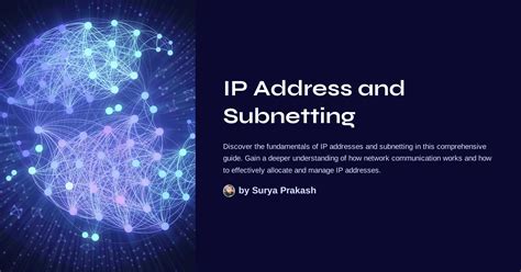 Ip Address And Subnetting