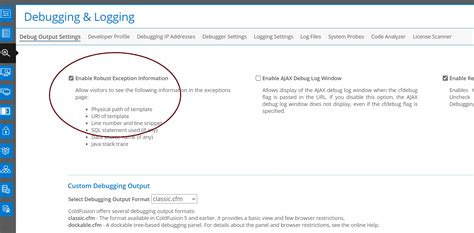 Enabling Detailed Errors With Coldfusion And Iis