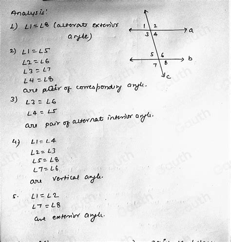 solved directions using the figure below where a and b are parallel