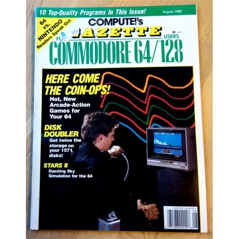 Compute S Gazette For Commodore Personal Computer Users 1989 August Obriens Retro And Vintage