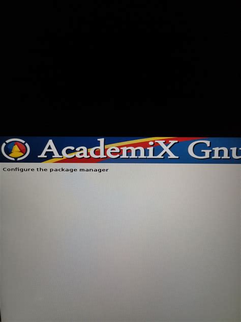 Stuck On Configure Package Manager R Debian