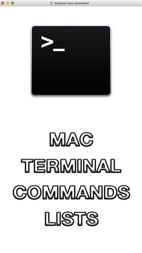 Mac Terminal Commands Lists Apk For Android Download