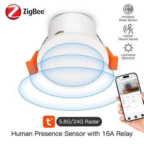 Zigbee Radar Human Presence Sensor For Smart Home Automation