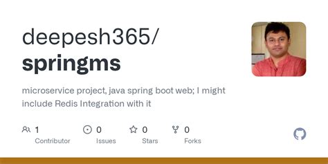 Github Deepesh Springms Microservice Project Java Spring Boot Web I Might Include Redis